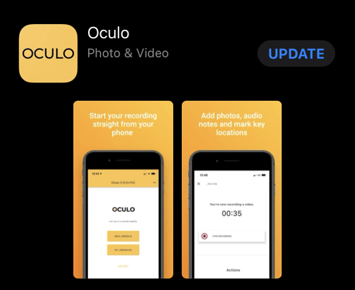 Oculo Mobile App user guide